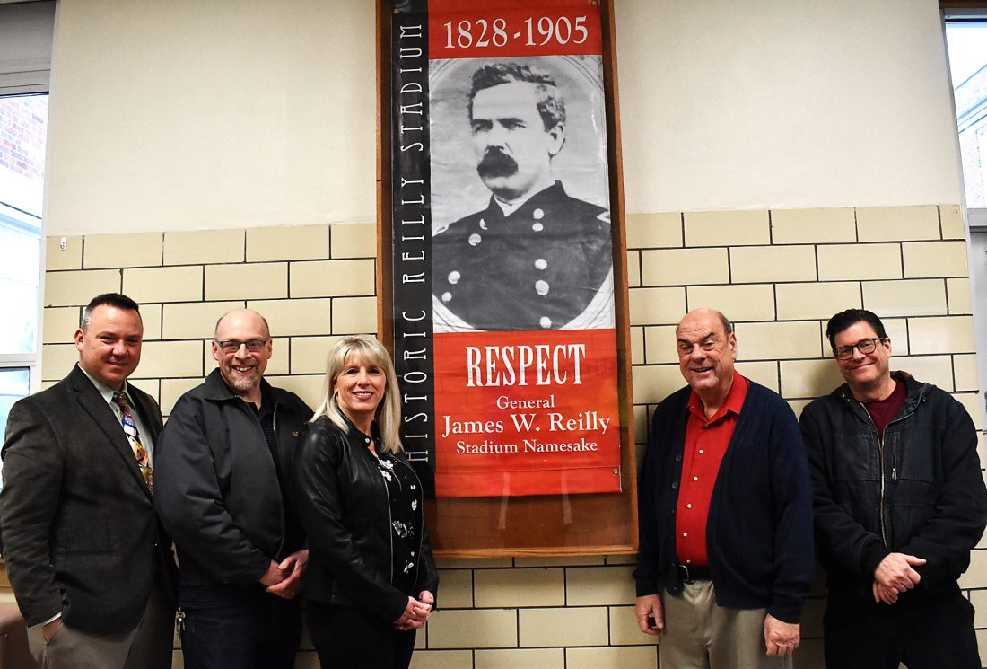 Gen. Reilly banner displayed at school | News, Sports, Jobs - Salem News